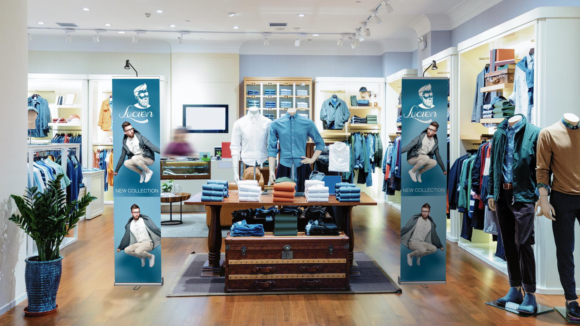 match.slim le kakémono compact le plus fin - Duo Display