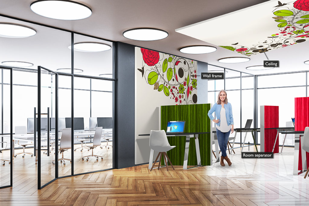 Acoustic design frames - Duo Display